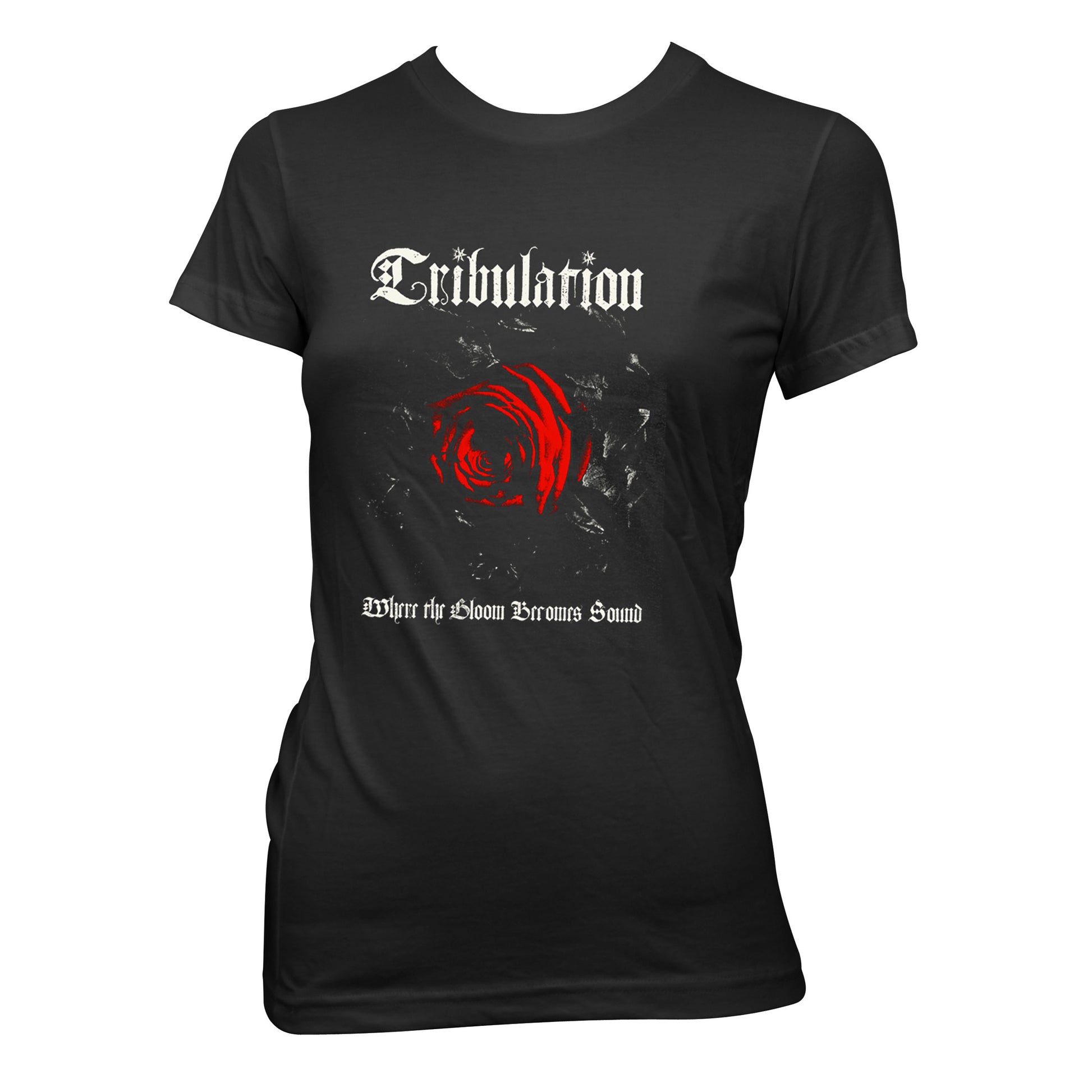 Tribulation (Rose) Fitted Girl T-Shirt – Kings Road Merch Europe